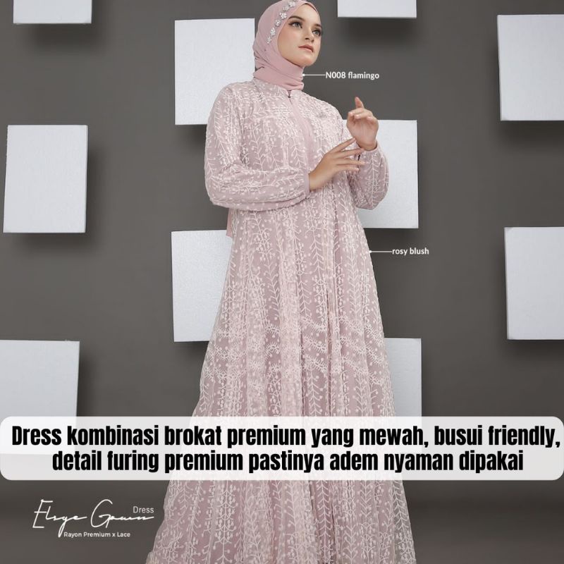 Jual ELSYE GOWN DRESS BY NADHEERA LUXURY | Shopee Indonesia