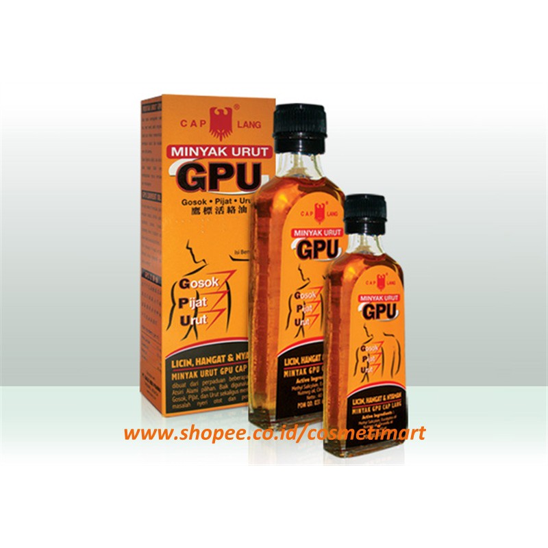 Jual GPU 30 ml (minyak urut) | Shopee Indonesia