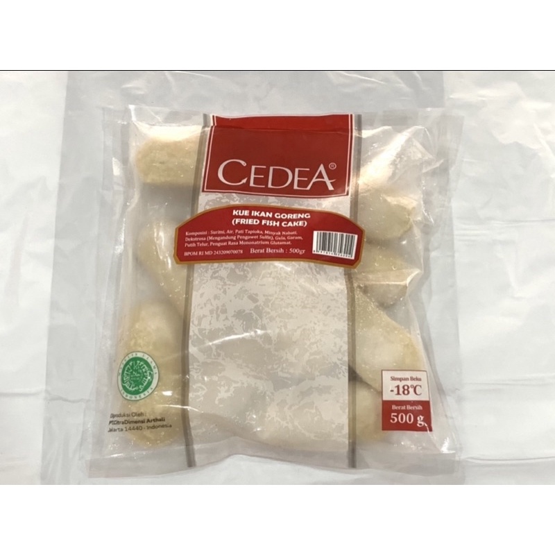 Jual Cedea Kue Ikan Goreng (Fish Cake) 500gr STS frozen | Shopee Indonesia