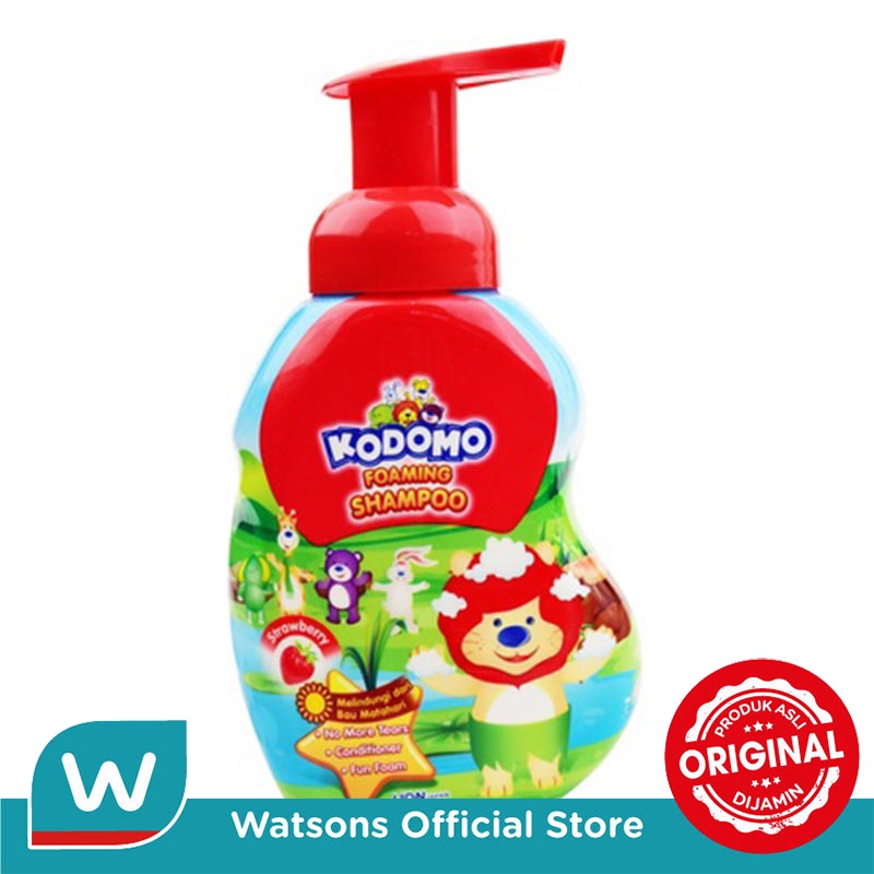 Jual Kodomo Foaming Shampoo Strawberry Botol 250ml | Shopee Indonesia