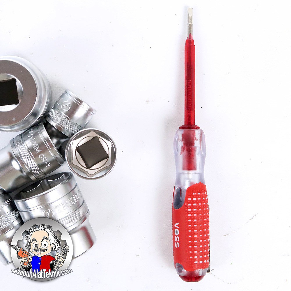 Jual Obeng Tespen Murah 2 Way Plus Minus 1033 VOSS / Test pen Listrik ...