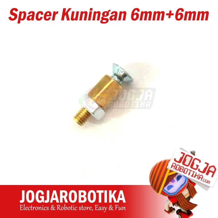 Jual Spacer Kuningan M3 6mm+6mm | Shopee Indonesia