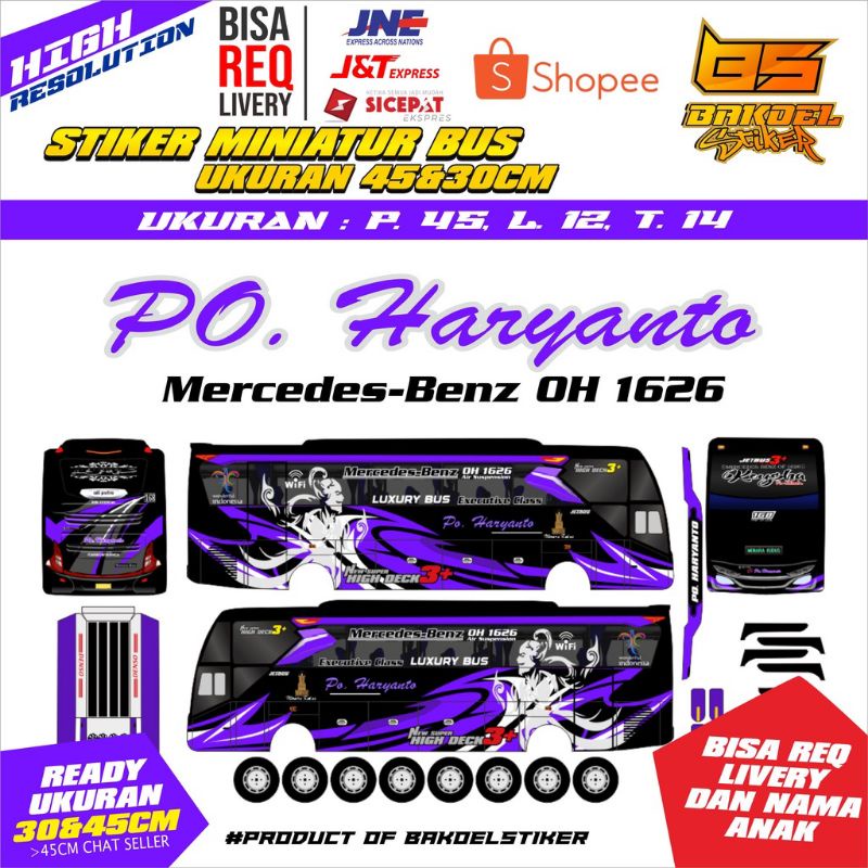 Jual stiker bus miniatur | Shopee Indonesia
