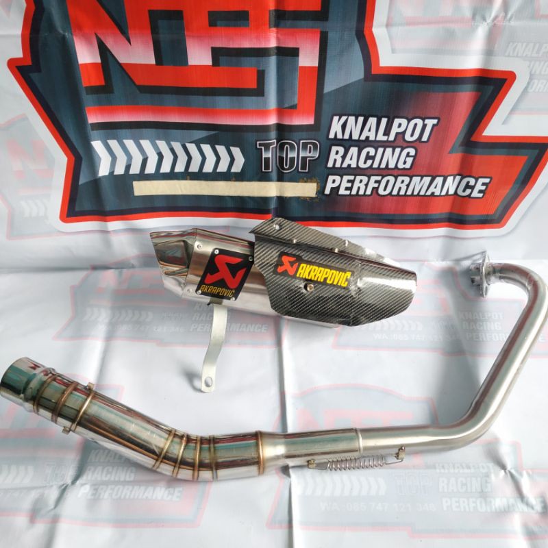 Jual Knalpot Akrapovic GP Rossi motor Vixion R15 Byson GSX Satria Fu ...
