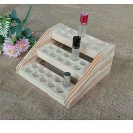 Jual rak parfum 8ml/stand parfum kayu/tatakan parfum tingkat | Shopee ...