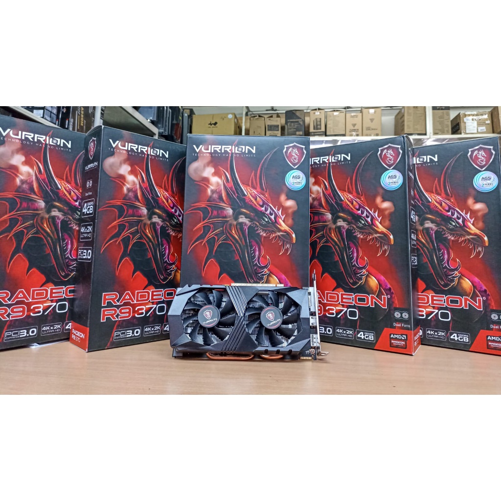 Jual VGA CARD / VGA AMD VURRION RADEON R9 370 / R9 370 4GB GDDR5 256 ...