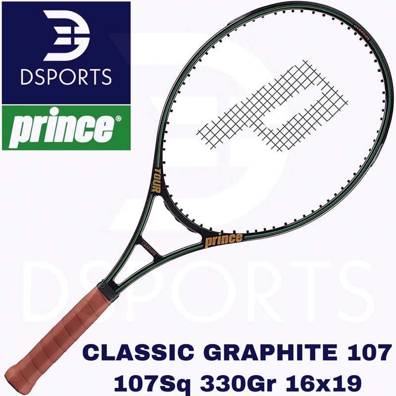 Jual Prince Classic Graphite 107 OS 330 g 330gr ( Racket Tennis Tenis ...