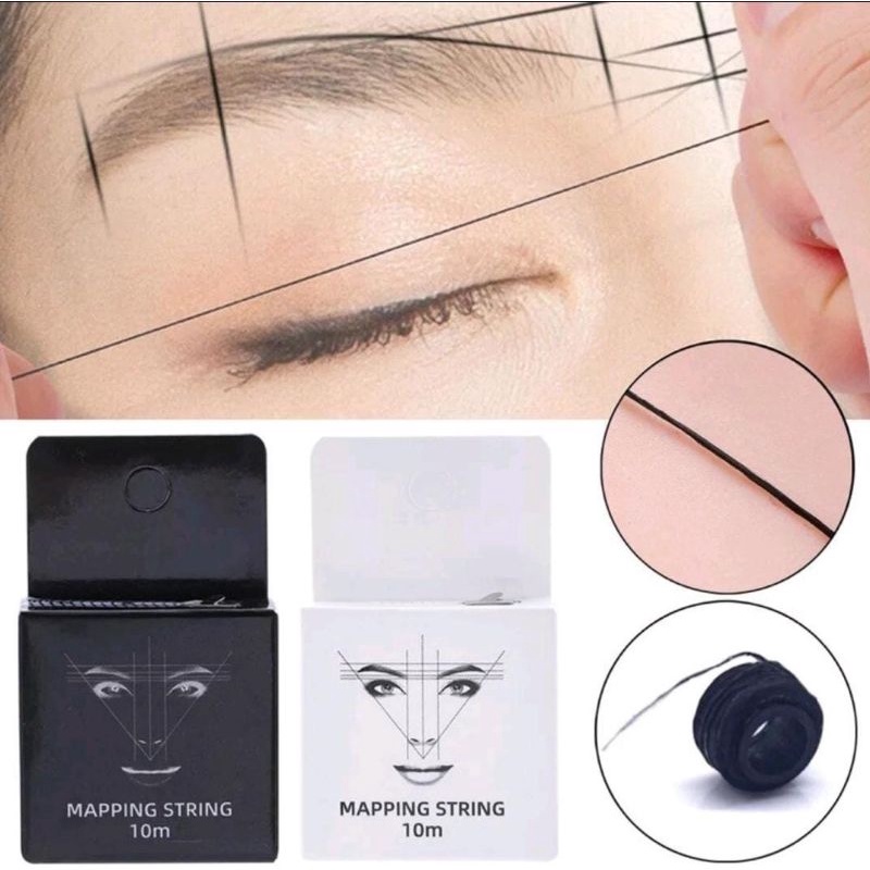 Jual 10M MAPPING STRING EYEBROW / BENANG PEMBENTUK POLA SULAM ALIS 10M ...