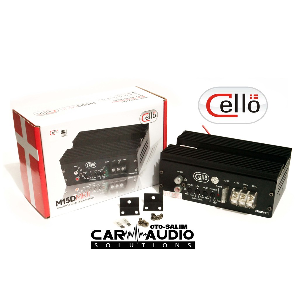 Jual Cello M15DMKII Class D Monoblock Amplifier 300W RMS Output ...