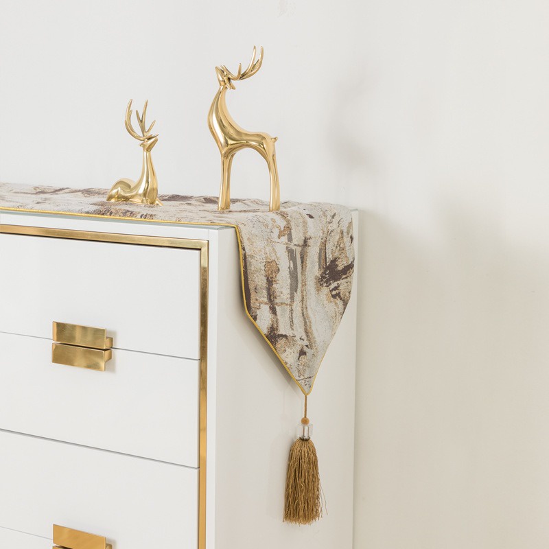 Jual Ines Table Runner / Alas Taplak Meja Panjang Abstrak Mewah ...