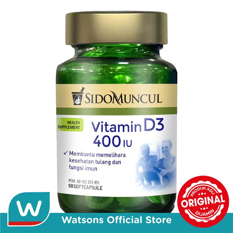Jual Sido Muncul D3 400iu 50's | Shopee Indonesia