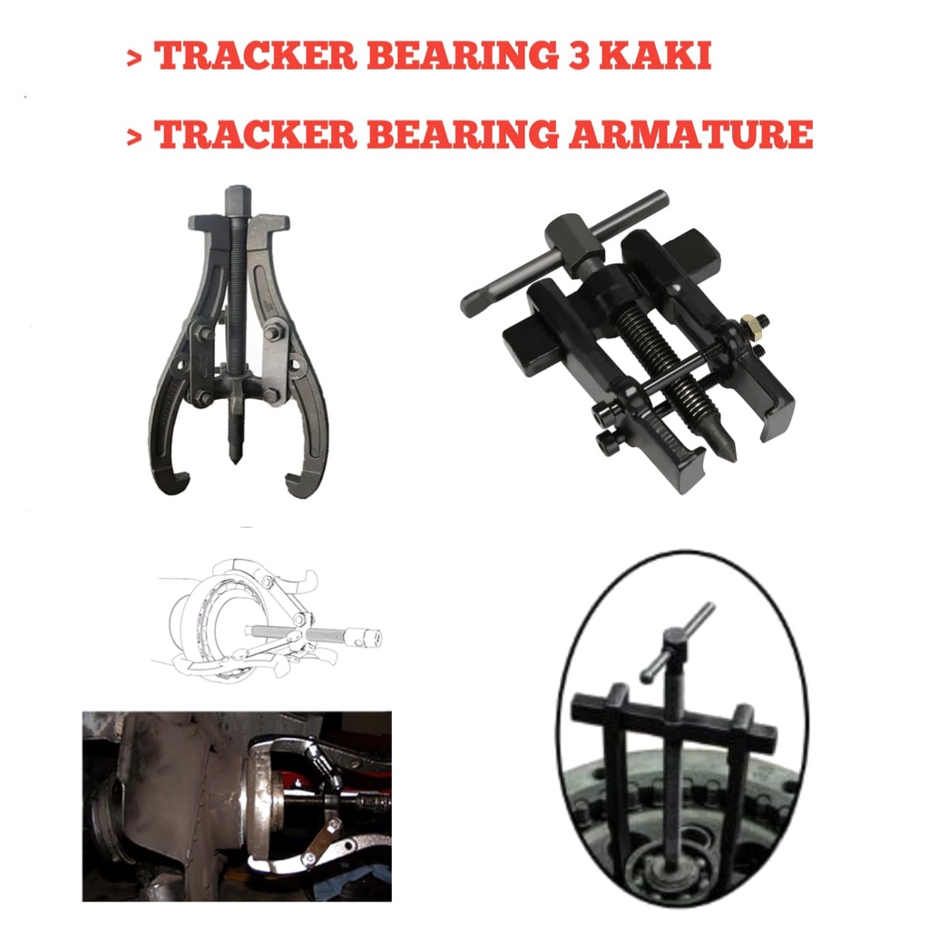 Jual TERLARIS!! Bearing puller Treker 3 Kaki 3 Inch 4 inch 6 inch ...