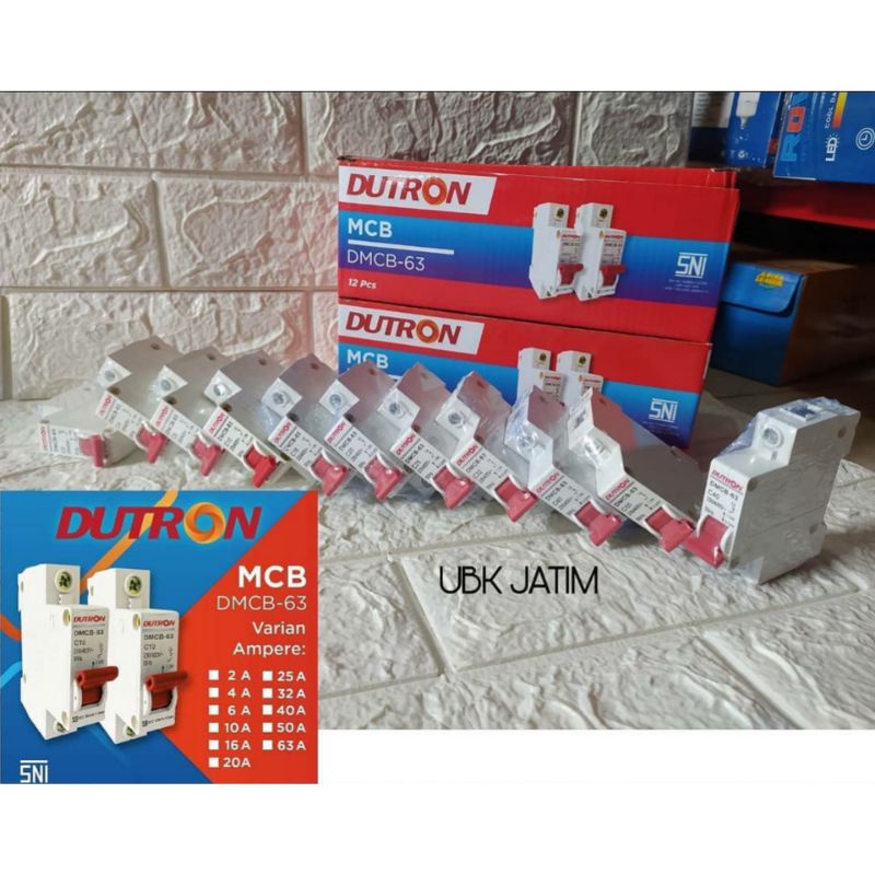 Jual MCB PLN 1 PHASE 2A 4A 6A 10A 16A 20A 25A 32A 40A 50A 63A | Shopee ...