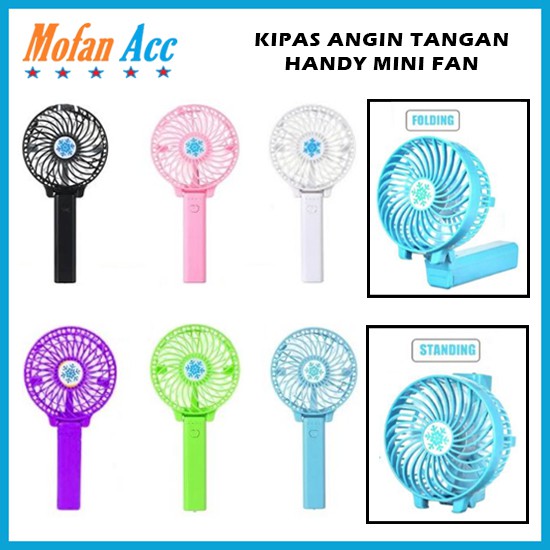 Jual Kipas Angin Tangan Handy Mini Fan Handheld Rechargeable Portable ...