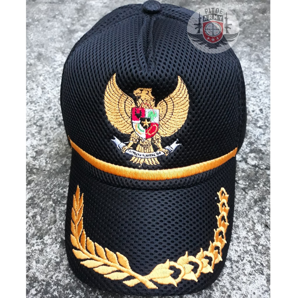 Jual Topi Lambang Garuda - Topi Garuda - Kepala desa Bupati | Shopee ...