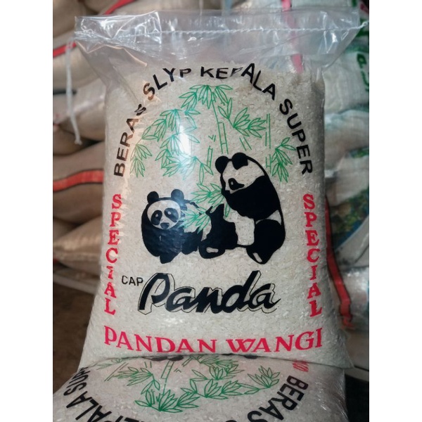 Jual Beras Pandan Wangi Super Cap Panda 5kg | Shopee Indonesia