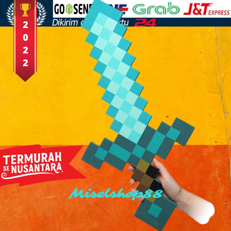 Jual Pedang Minecraf Minicraft mine craft sword kampak pistol gun ...