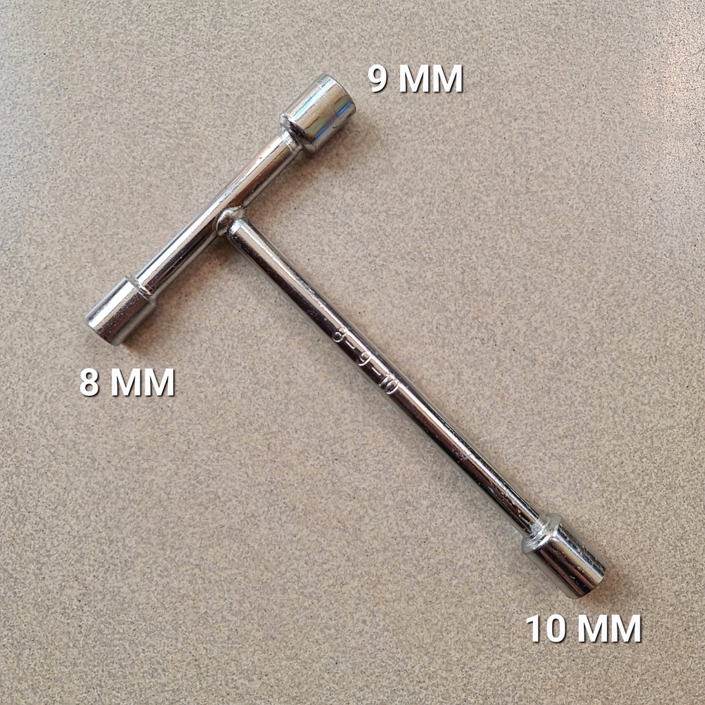 Jual Kunci Sok T 3 Ukuran 8MM - 9MM - 10MM | Shopee Indonesia