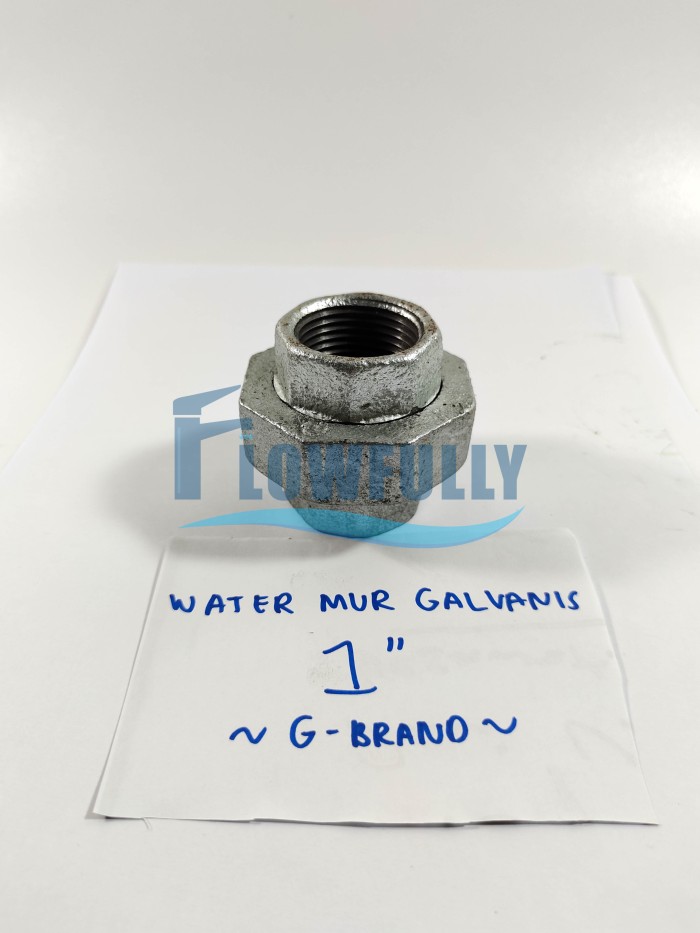 Jual WATER MUR BESI GALVANIS 1 INCH G BRAND WATERMUR WATERMOOR UNION 1 ...