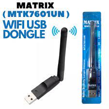 Jual Dongle Matrix USB Wifi Receiver HD Adapter 150Mbps MTK7601UN ...