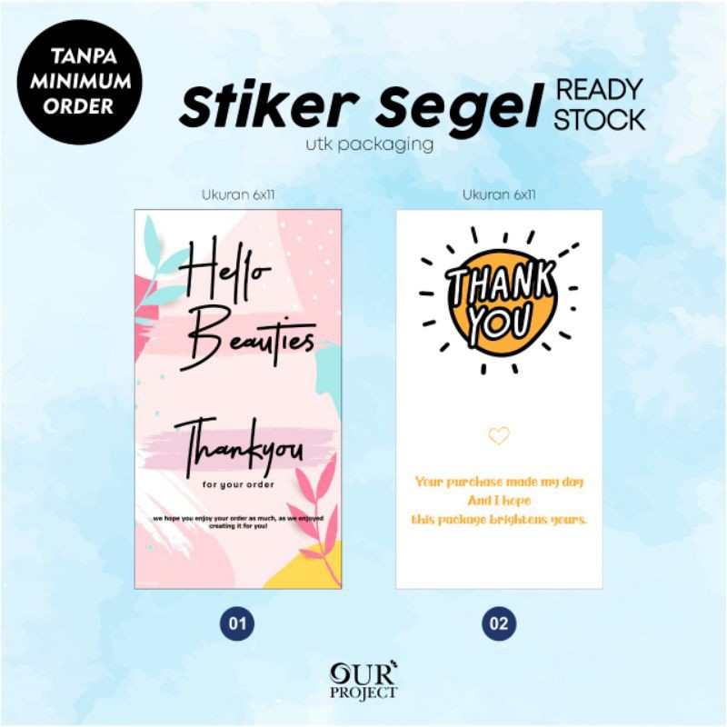 Jual Stiker Segel Paket (Ready Stock) | Shopee Indonesia