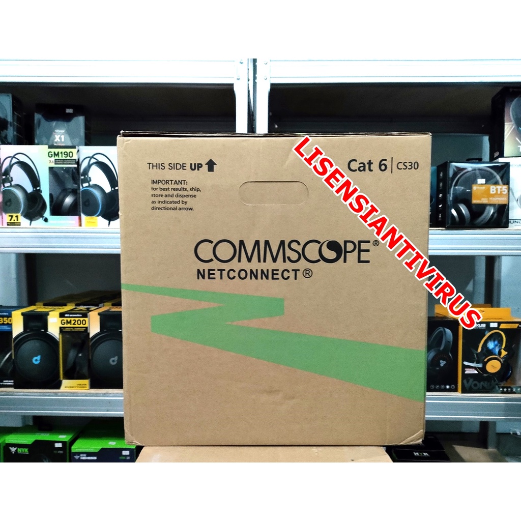 Jual Kabel Commscope AMP Cat6 Cat 6 UTP Cable 305M Original USA 1 roll ...