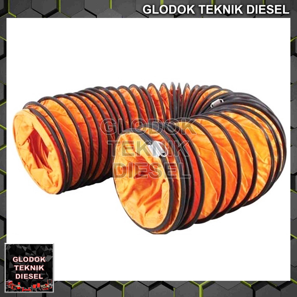 Jual Selang Ventilator Fleksibel 14 Inch 5 & 10 Meter Flexible Hose ...