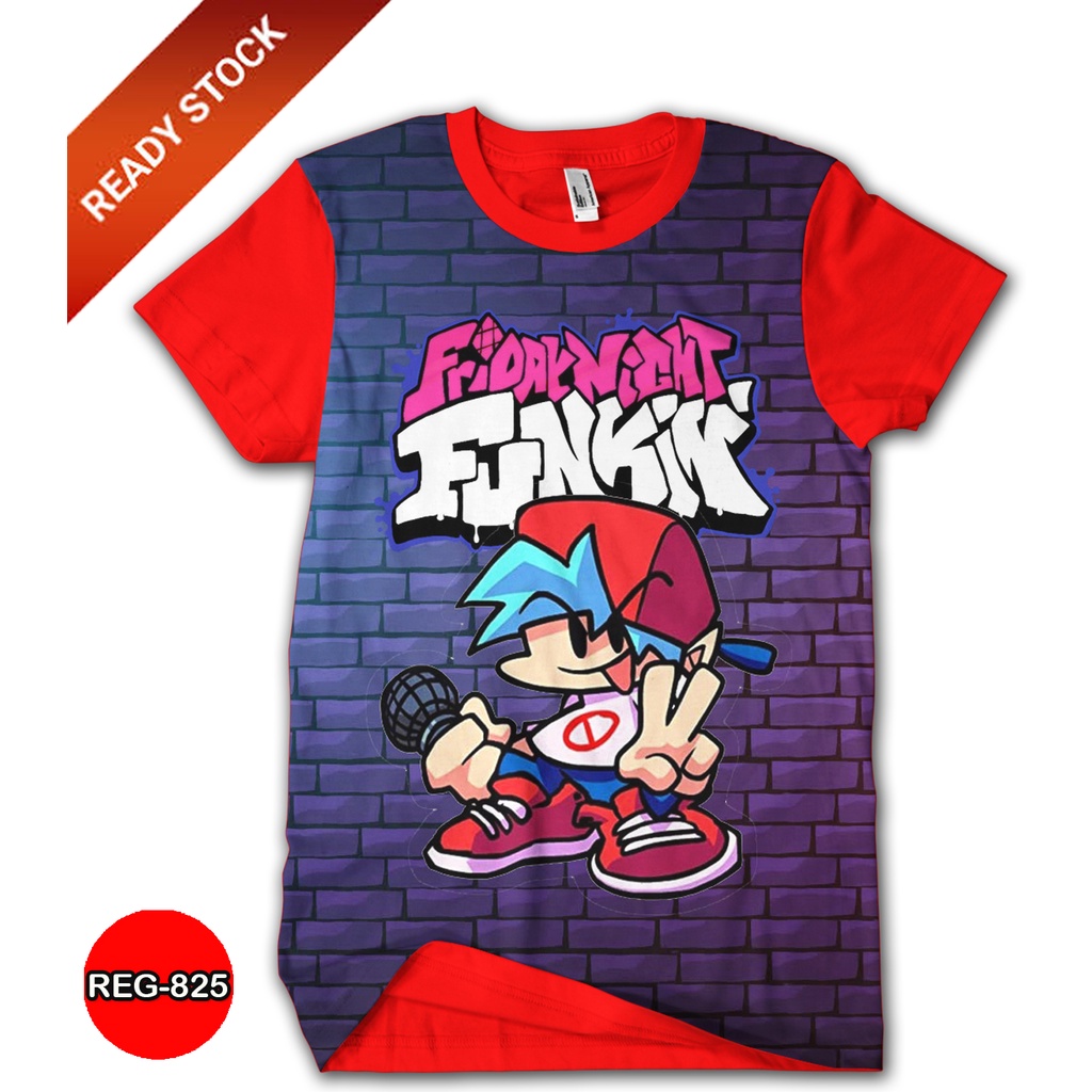 Jual Baju Friday Night Funkin 3D Kaos Anak FNF Video Game Animasi #REG ...