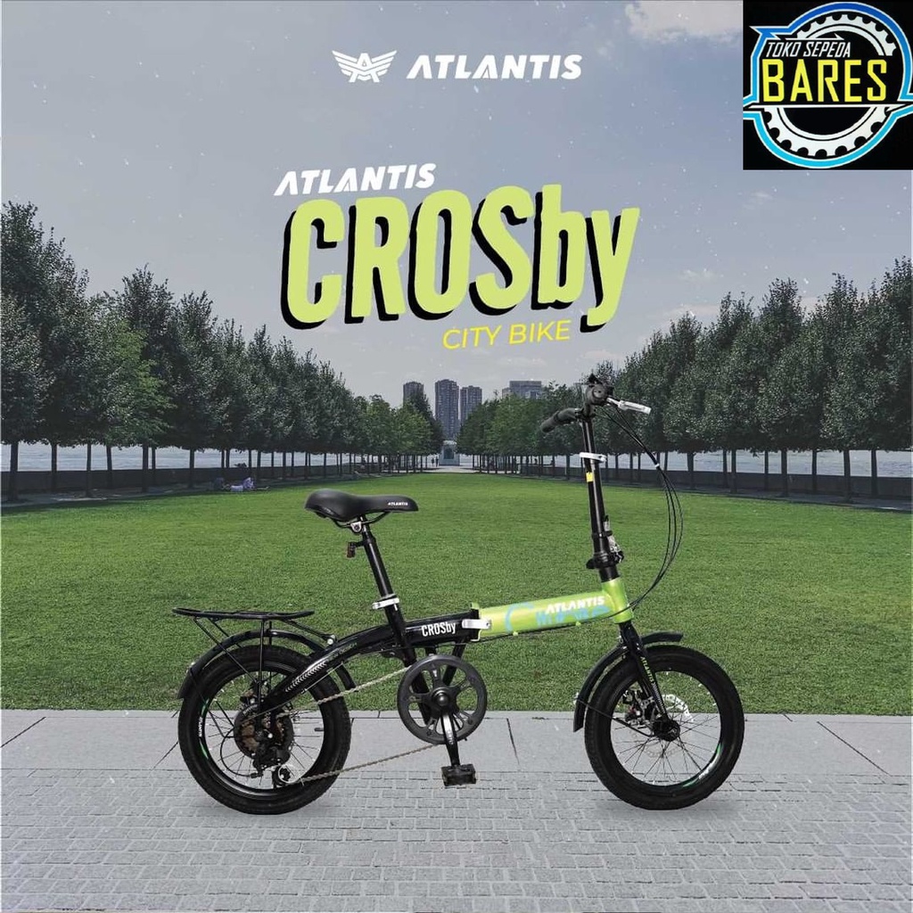 Jual Sepeda Lipat 16 / 20 Atlantis Crosby City Bike | Shopee Indonesia