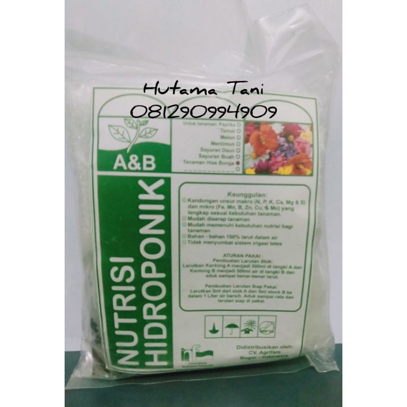 Jual Pupuk nutrisi hidroponik AB mix bunga 250 gr | Shopee Indonesia