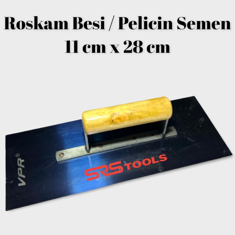 Jual Roskam Plat Besi Gagang Kayu - Pelicin Semen Plester - Raskam ...