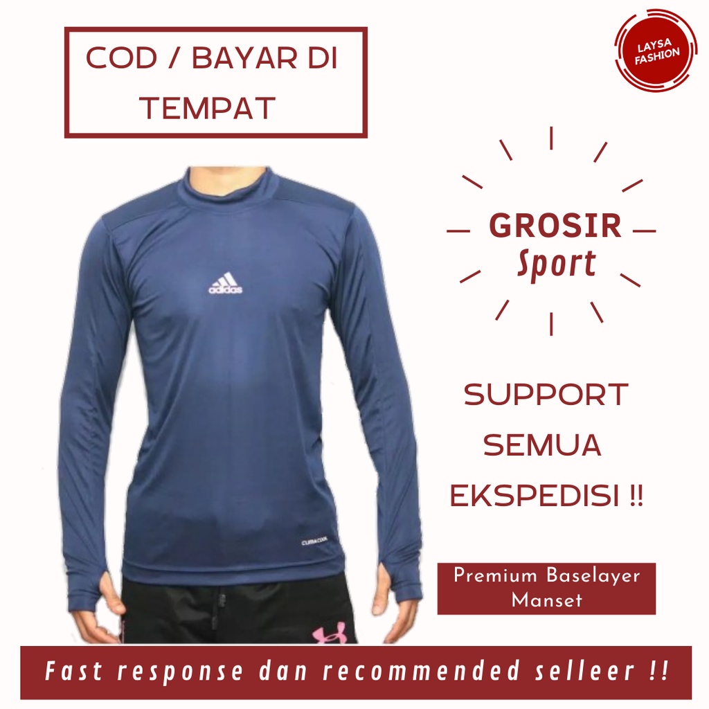 Jual PROMO Manset Baselayer Adidas New Lengan Panjang Black Thumbole ... Jual PROMO Manset Baselayer Adidas New Lengan Panjang Black Thumbole ...