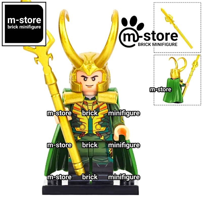 Jual brick loki thor 2011 mini toy figure | Shopee Indonesia