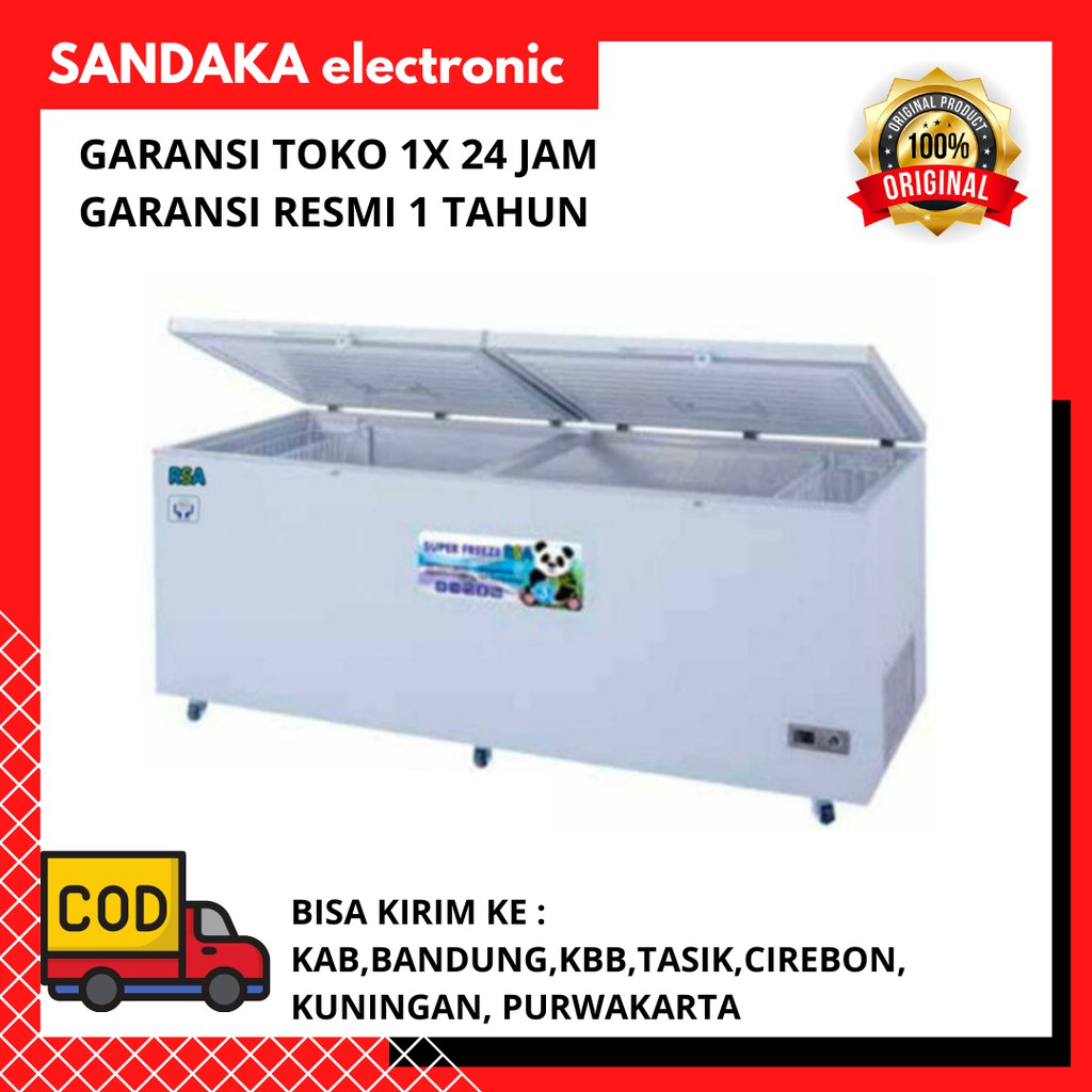 Jual RSA CF-600 CHEST FREEZER BOX KAPASITAS 600 LITER GARANSI RESMI ...
