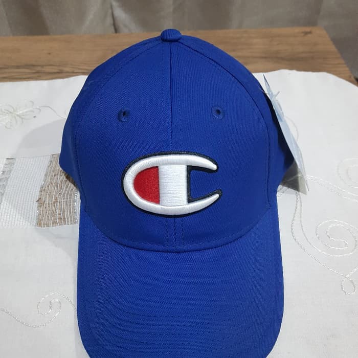 Jual ORIGINAL CHAMPION Twill Dark Blue Hat - Topi Champion Biru Tua ...