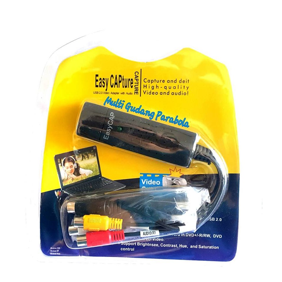 Jual Paket easycap android & kabel otg chipset utv007 | Shopee Indonesia