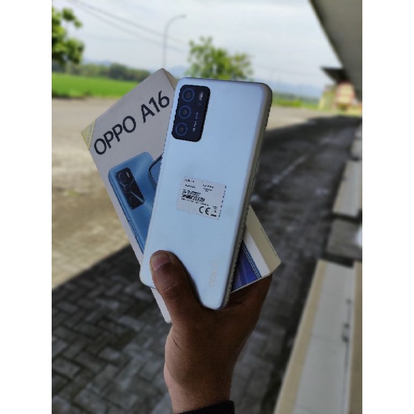 Jual oppo a16 64gb rom 4gb ram fullset original garansi on November ...