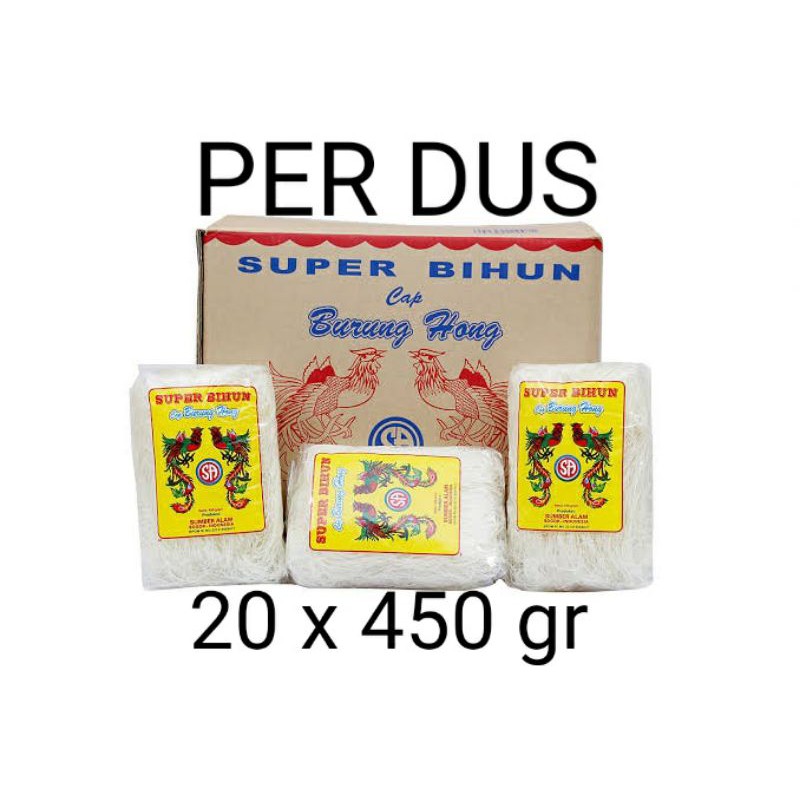 Jual bihun cap burung hong 450gr x 20pcs | Shopee Indonesia