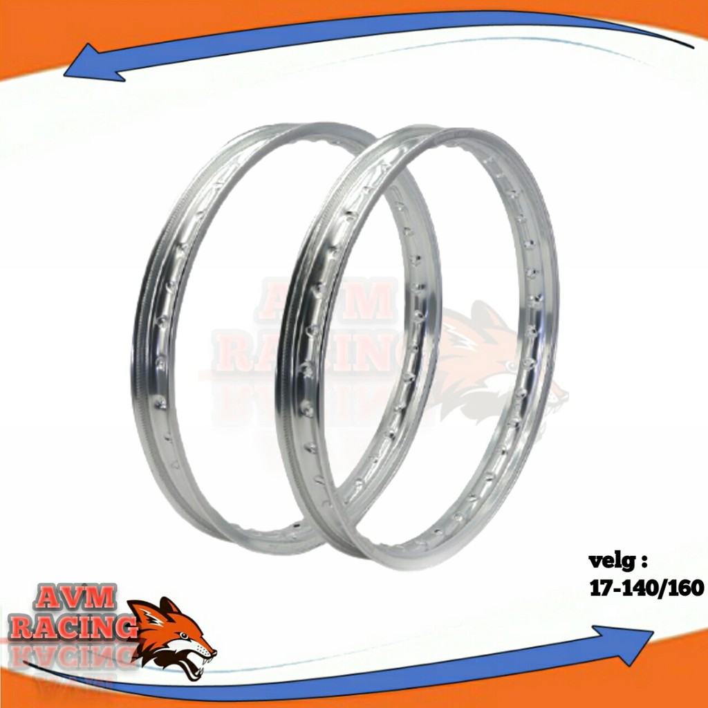 Jual Pelek Pelak Velg Jari Ruji scarlet Ring 17 140 160 wr silver ...