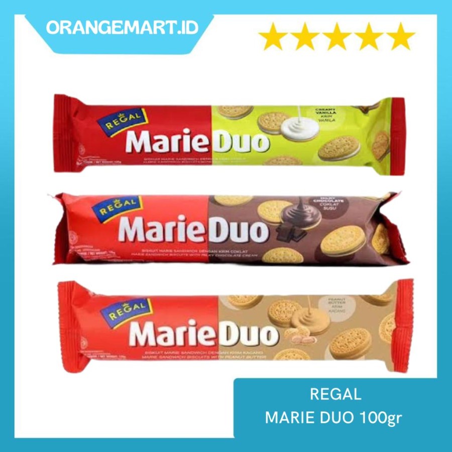 Jual REGAL MARIE DUO - CHOCO 100GR BISKUIT SARAPAN PAGI | Shopee Indonesia
