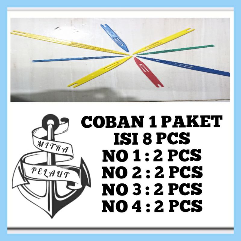 Jual COBAN SET NO 1234 1 PAKET ISI 8 PCS / COBAN ALAT SAMBUNG JARING ...