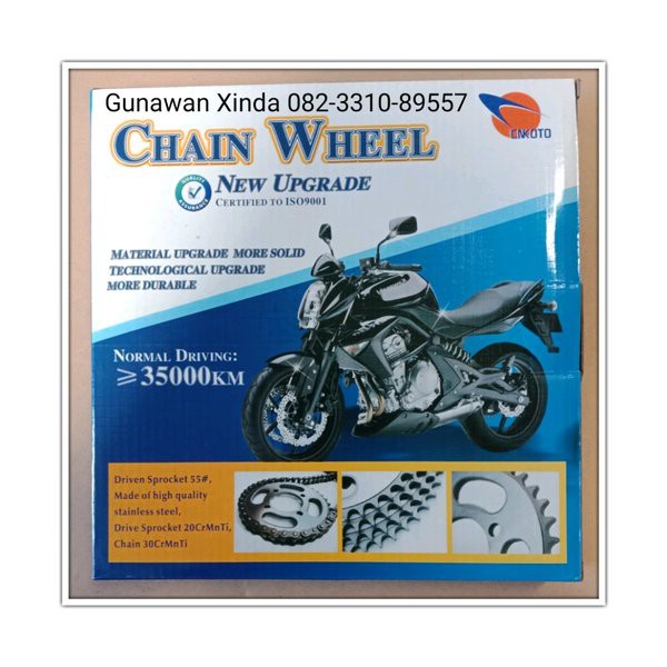 Jual Gear paket gir set Mega Pro New Monoshock ger depan belakang ...