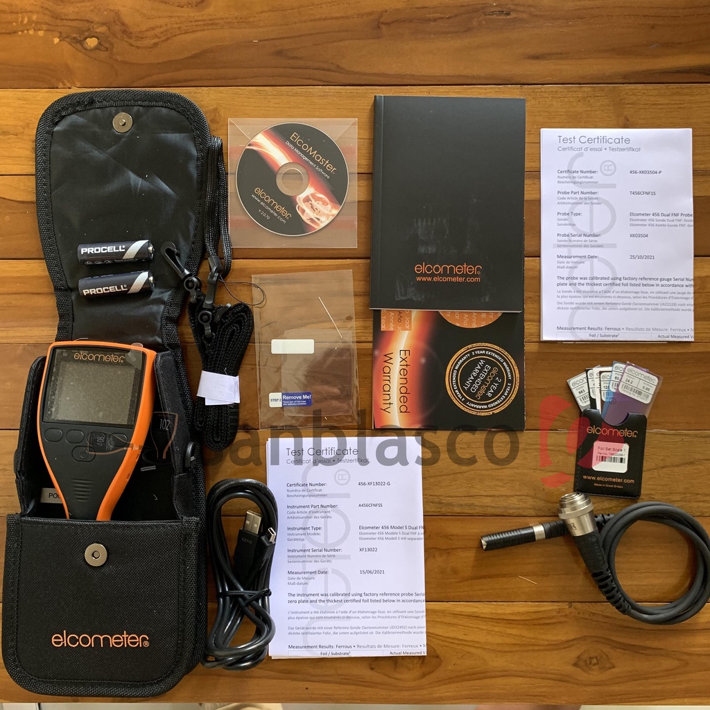 Jual ELCOMETER 456 DUAL FNF Coating thickness ferrous non ferrous 0-1500 micron Scale 1 | Shopee ...