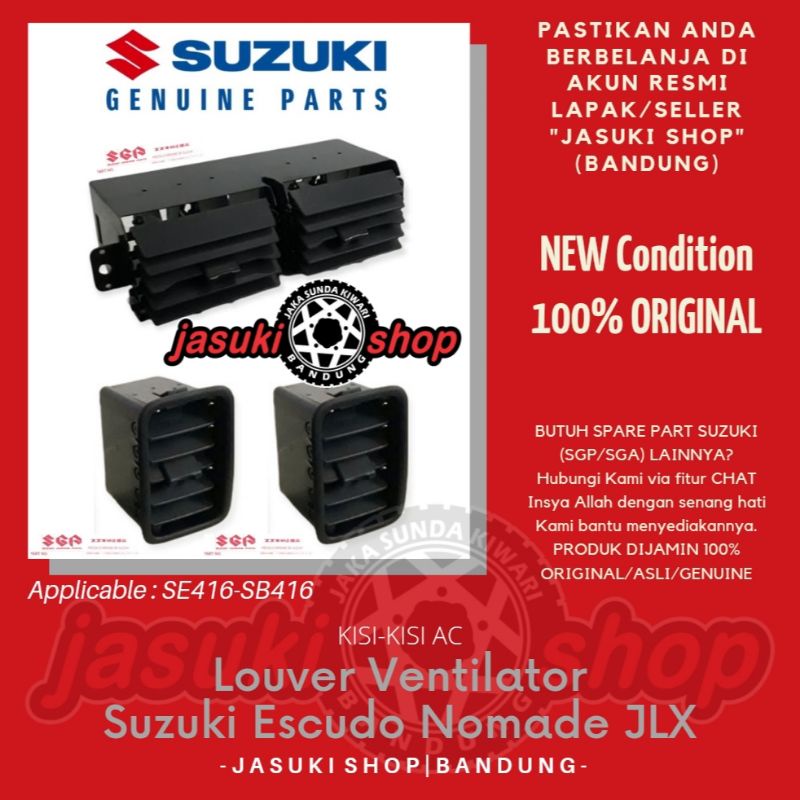 Jual Louver Ventilator Kisi Kisi AC Suzuki Escudo Nomade JLX SE416 ...