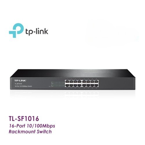 Jual TPLink Tp-link switch hub 16 port besi TL-SF1016 Rackmount Switch | Shopee Indonesia