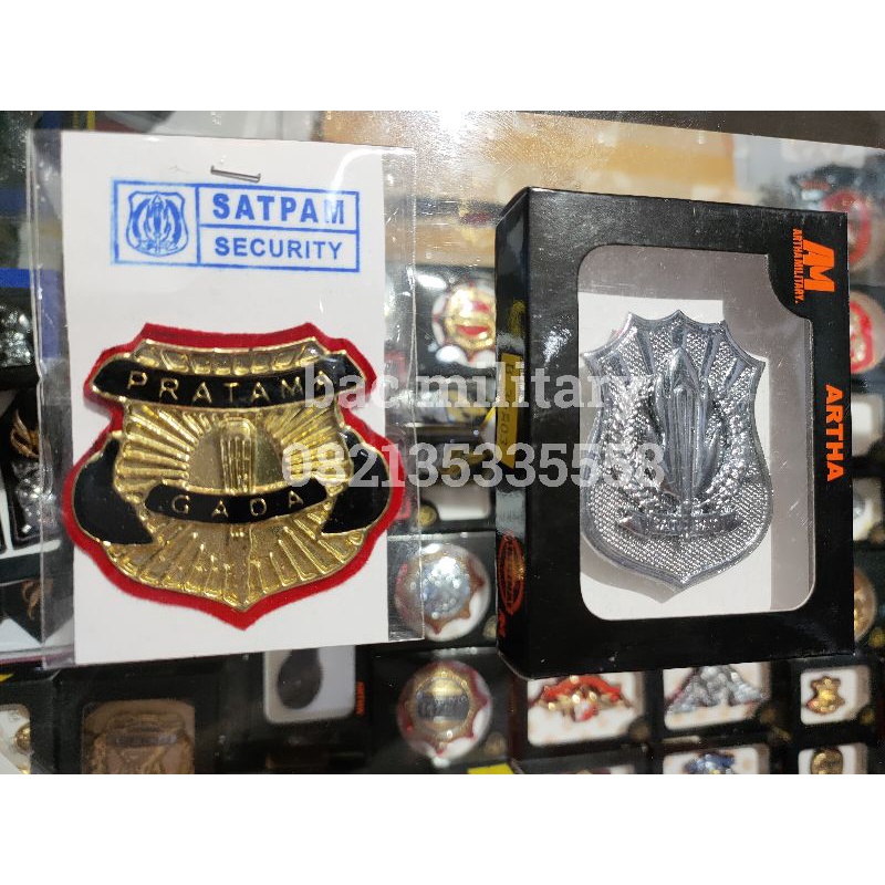 Jual SATU SET PIN GADA PRATAMA DAN KEWENANGAN SATPAM | Shopee Indonesia
