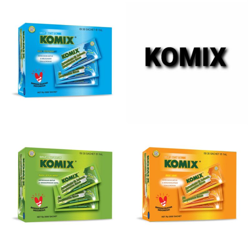 Jual Komix Sirup Sachet | Shopee Indonesia