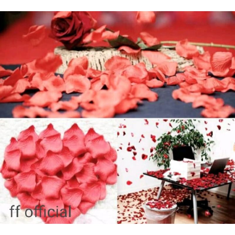 Jual Rose petals bunga mawar tabur(100 kelopak bunga) bahan mahar ...