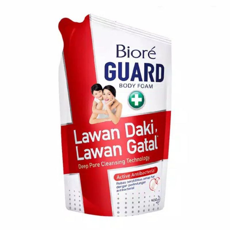 Jual biore guard body foam active antibacterial 400 ml | Shopee Indonesia