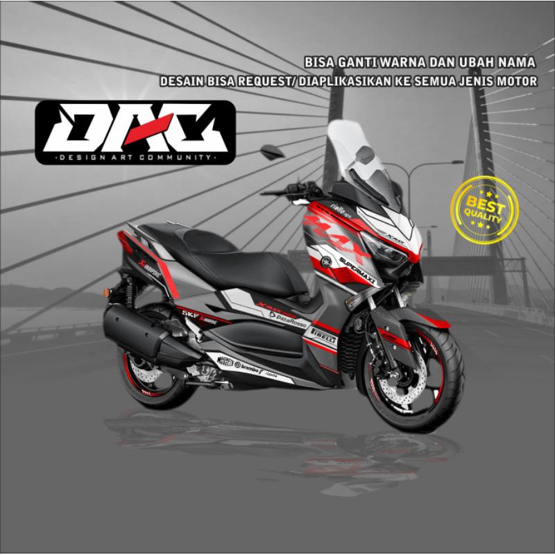 Jual Sticker Decal XMAX grafis abu full body | Shopee Indonesia